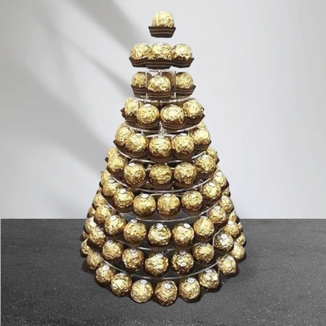 Round Chocolate Savories Display Stands Round or Square (chocolates Not ...