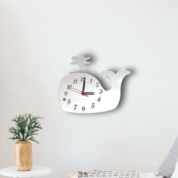 Whale Wall Clock - Etsy