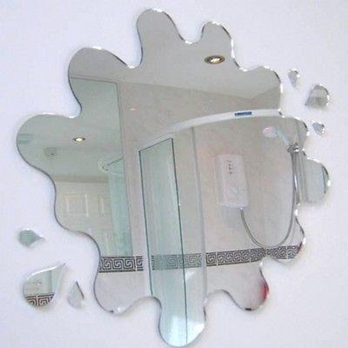 Acrylic Puddle Mirror With Splashes: Personalized Wall Art - Etsy