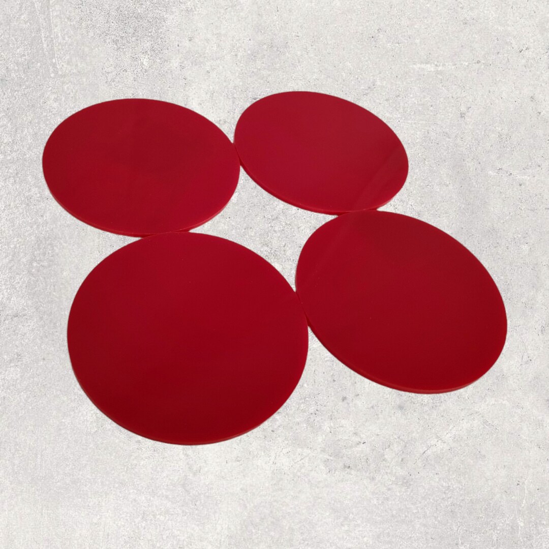 Gloss Acrylic Circular Tiles: Customizable Colors & Sizes - Etsy