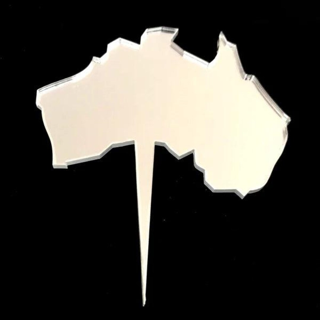 Australia Map Cake Toppers, Colours, Bespoke Shapes & Customised ...