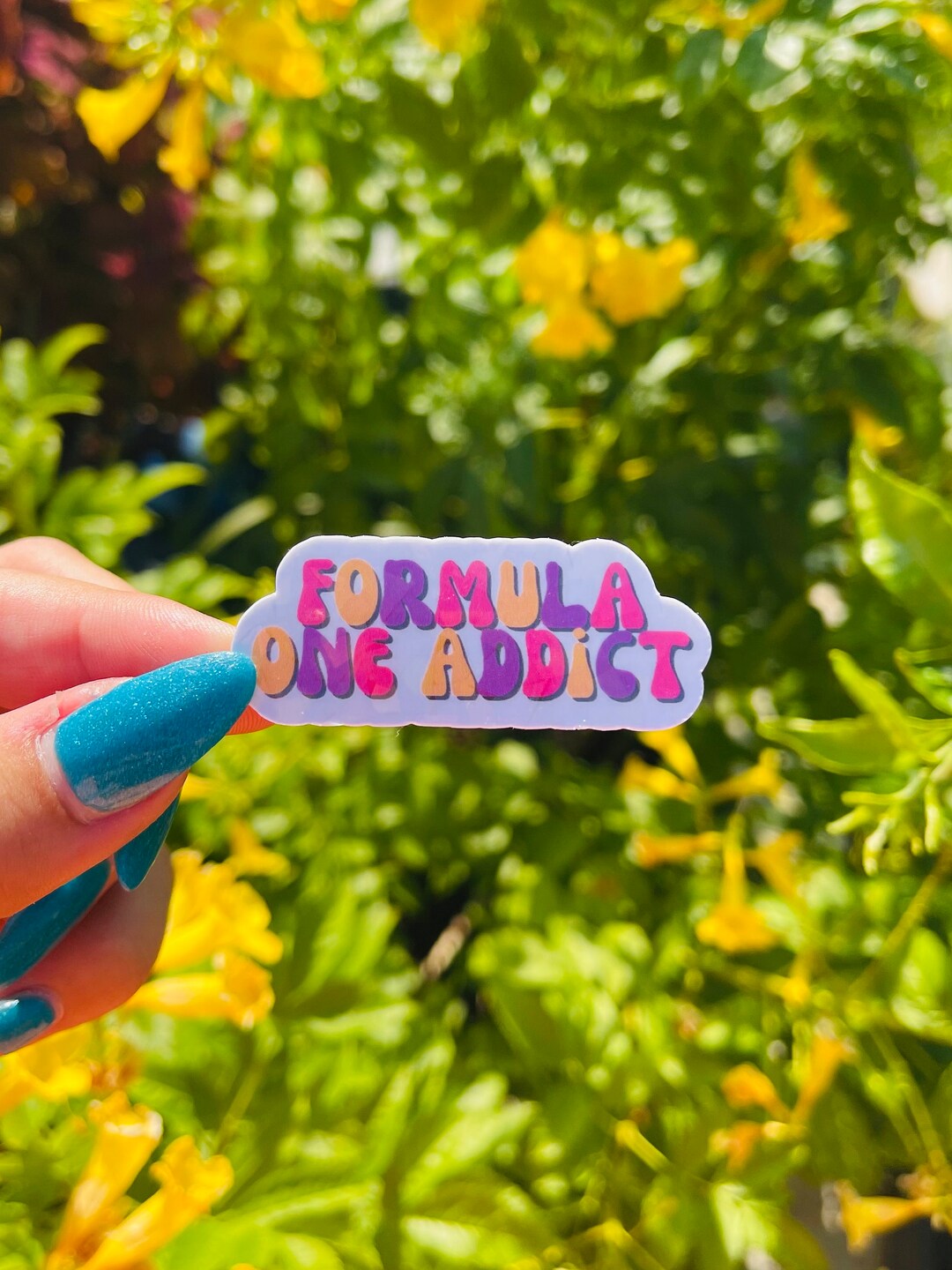 F1 Addict Sticker Cute F1 Stickers for Laptops Water - Etsy