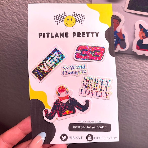 Max Verstappen Stickers - Etsy