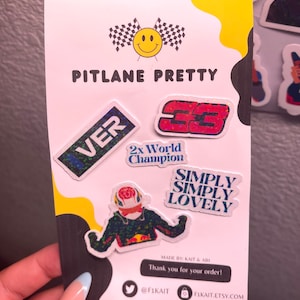 Max Verstappen Sticker Combo Pack HOLOGRAPHIC Cute F1 Stickers - Etsy