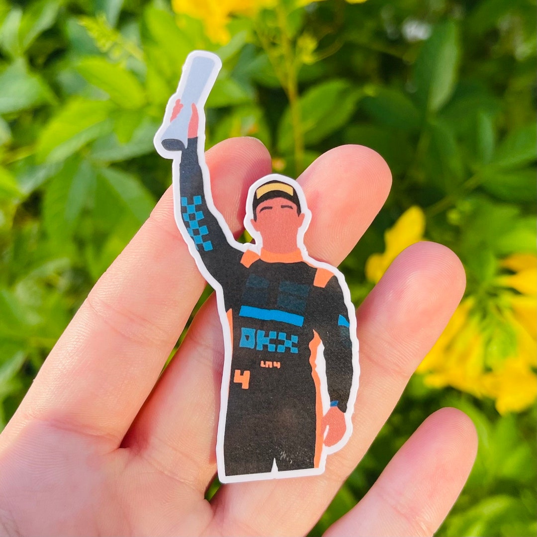 Lando Norris 2023 Japanese GP Podium Sticker Cute F1 Sticker - Etsy