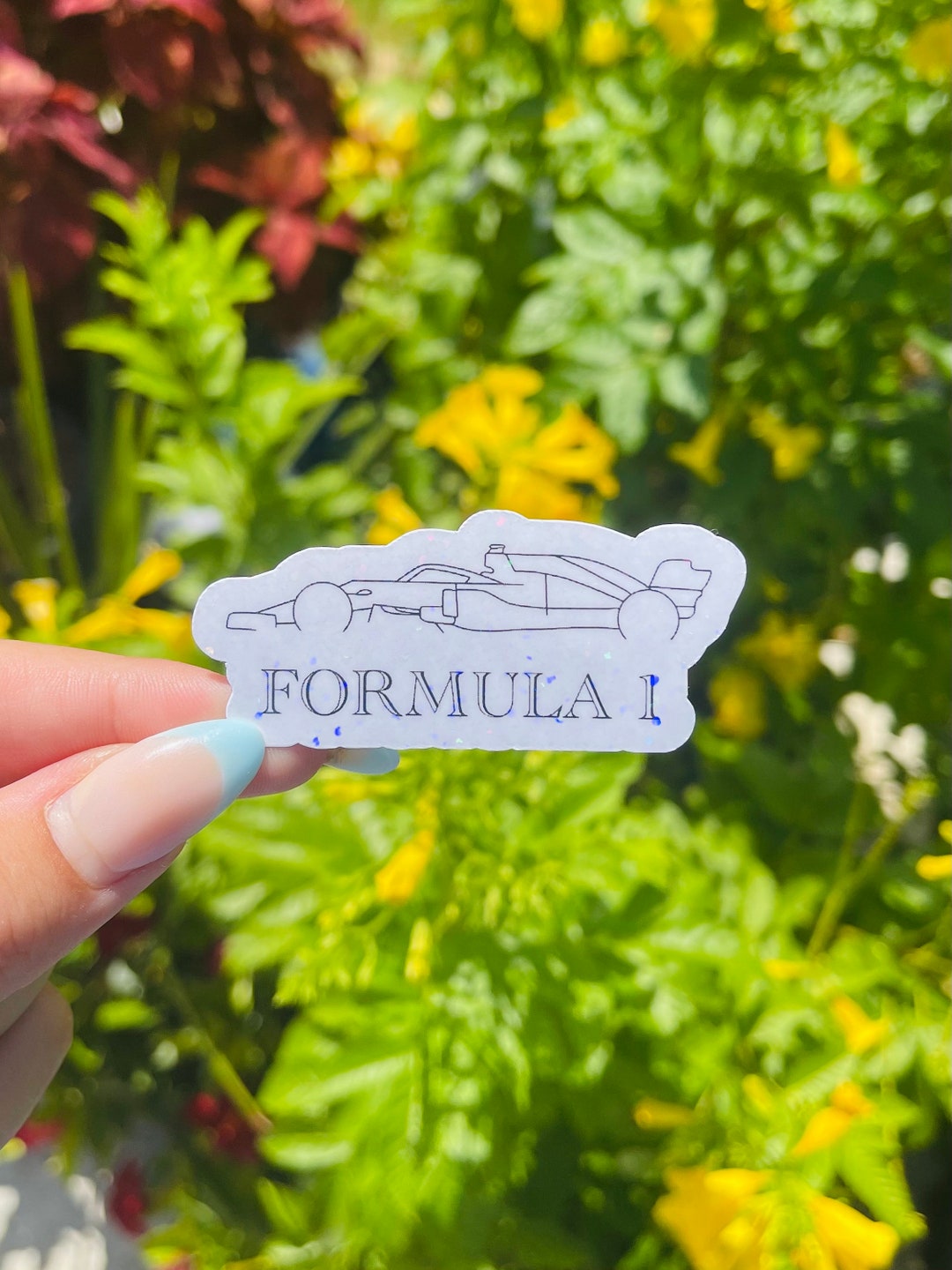 Minimalistic F1 Car Cute F1 Stickers for Laptops Water - Etsy