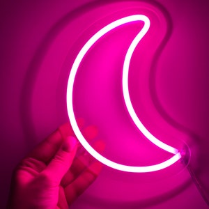 Neon Led Moon Light - Neon Sign, Decor for Room, Flex Led Neon - Etsy