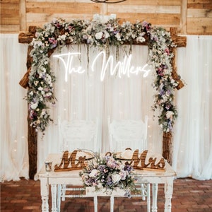 Custom Wedding Light Sign. LED Custom Decor for Wedding - Etsy Canada