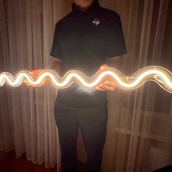 Squiggly Led Light - Etsy