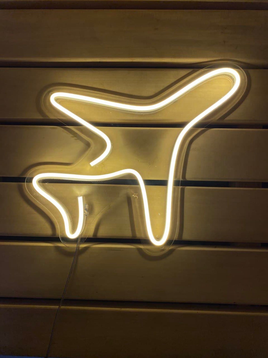 Airplane Neon Sign. LED Custom Decor for Room Best Gift for - Etsy