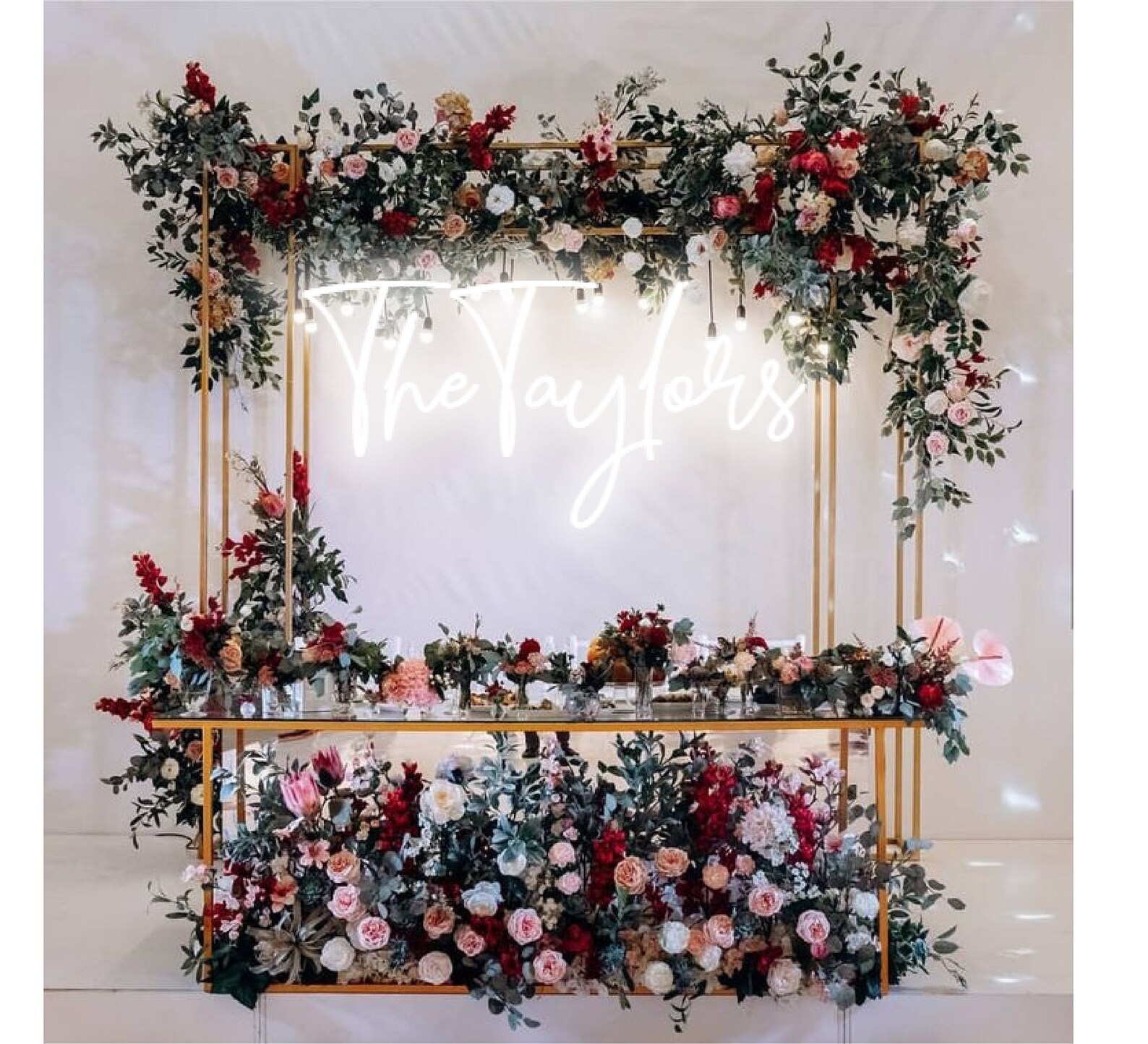 Custom Wedding Neon Sign. LED Custom Decor for Wedding Wall - Etsy