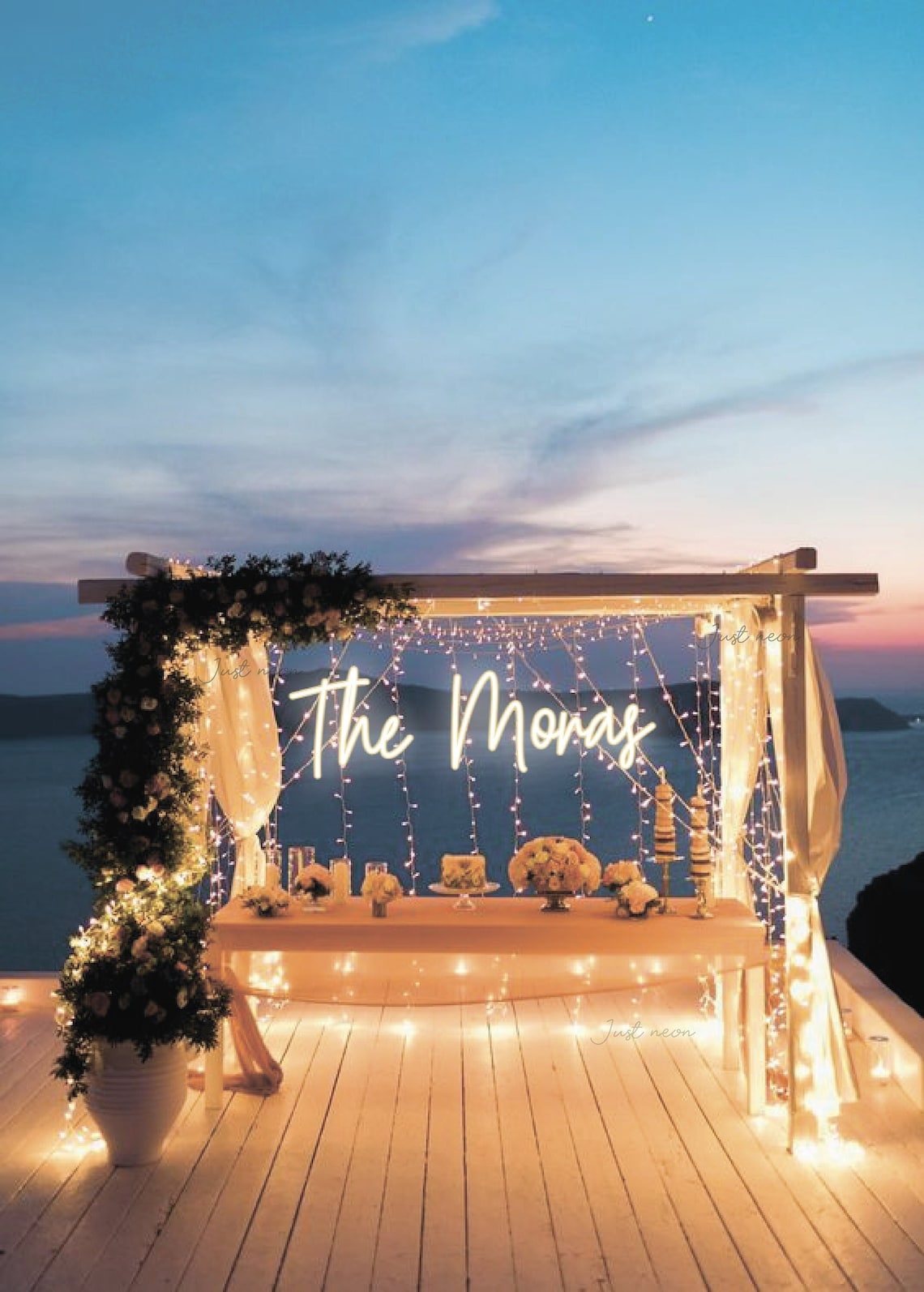 Custom Wedding Neon Sign. LED Custom Decor for Wedding Wall - Etsy