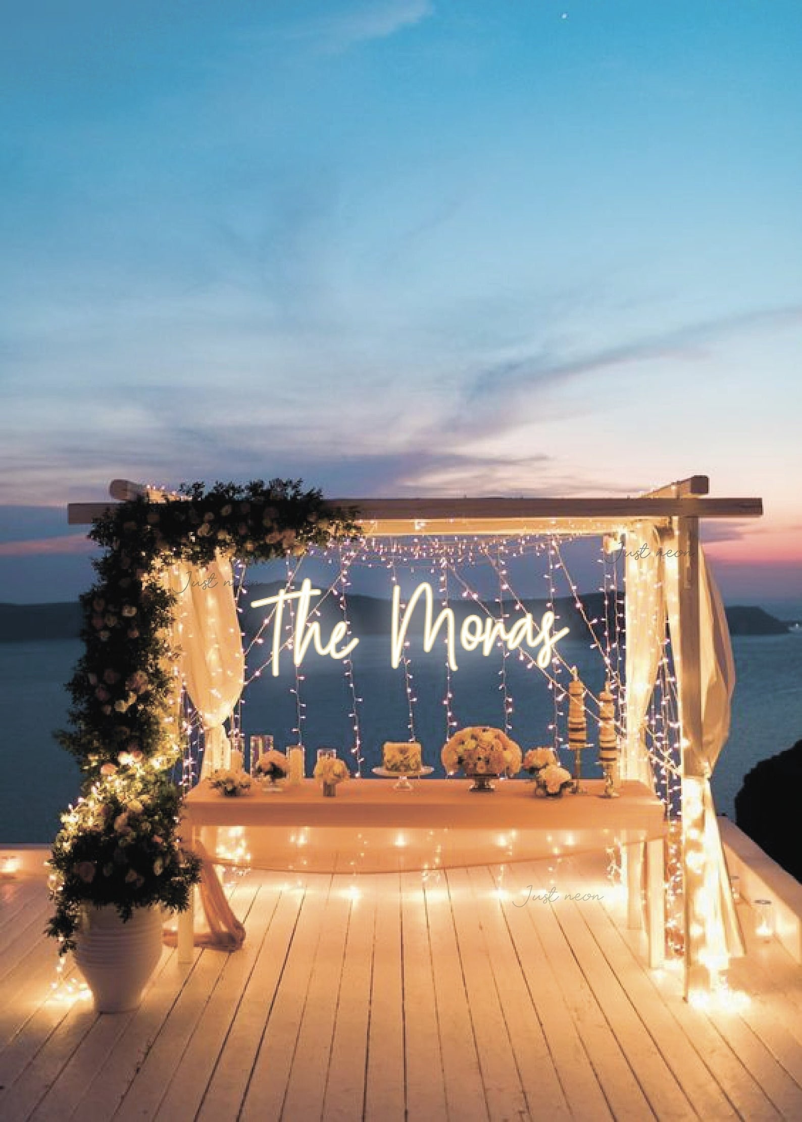 Custom Wedding Neon Sign. LED Custom Decor for Wedding Wall - Etsy