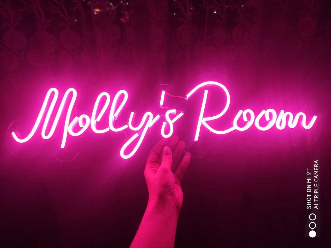 Personalized Baby Name Sign - Neon Sign Bedroom . LED Custom – Decor ...