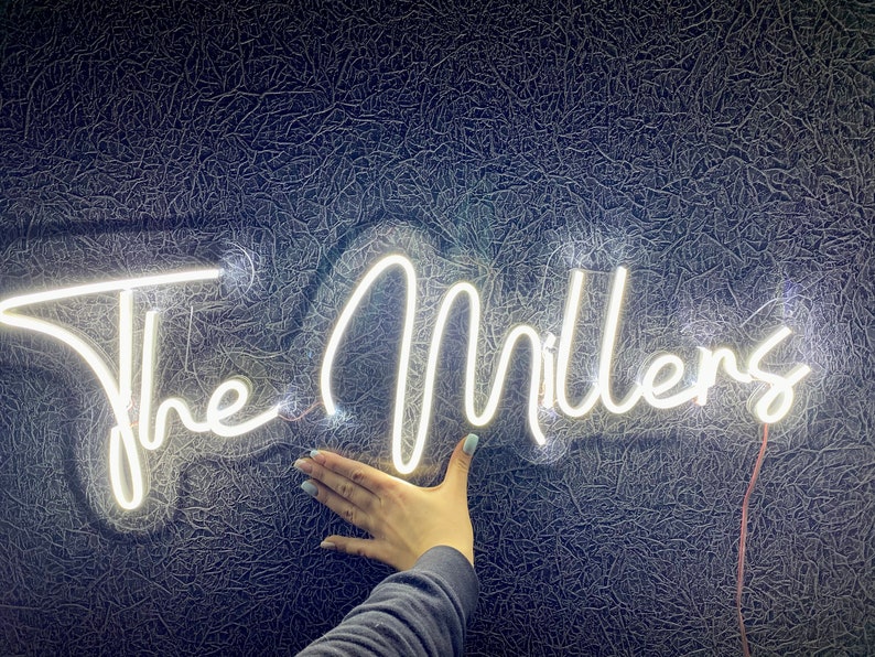 Custom Wedding Neon Sign. LED Custom Decor for Wedding Wall - Etsy
