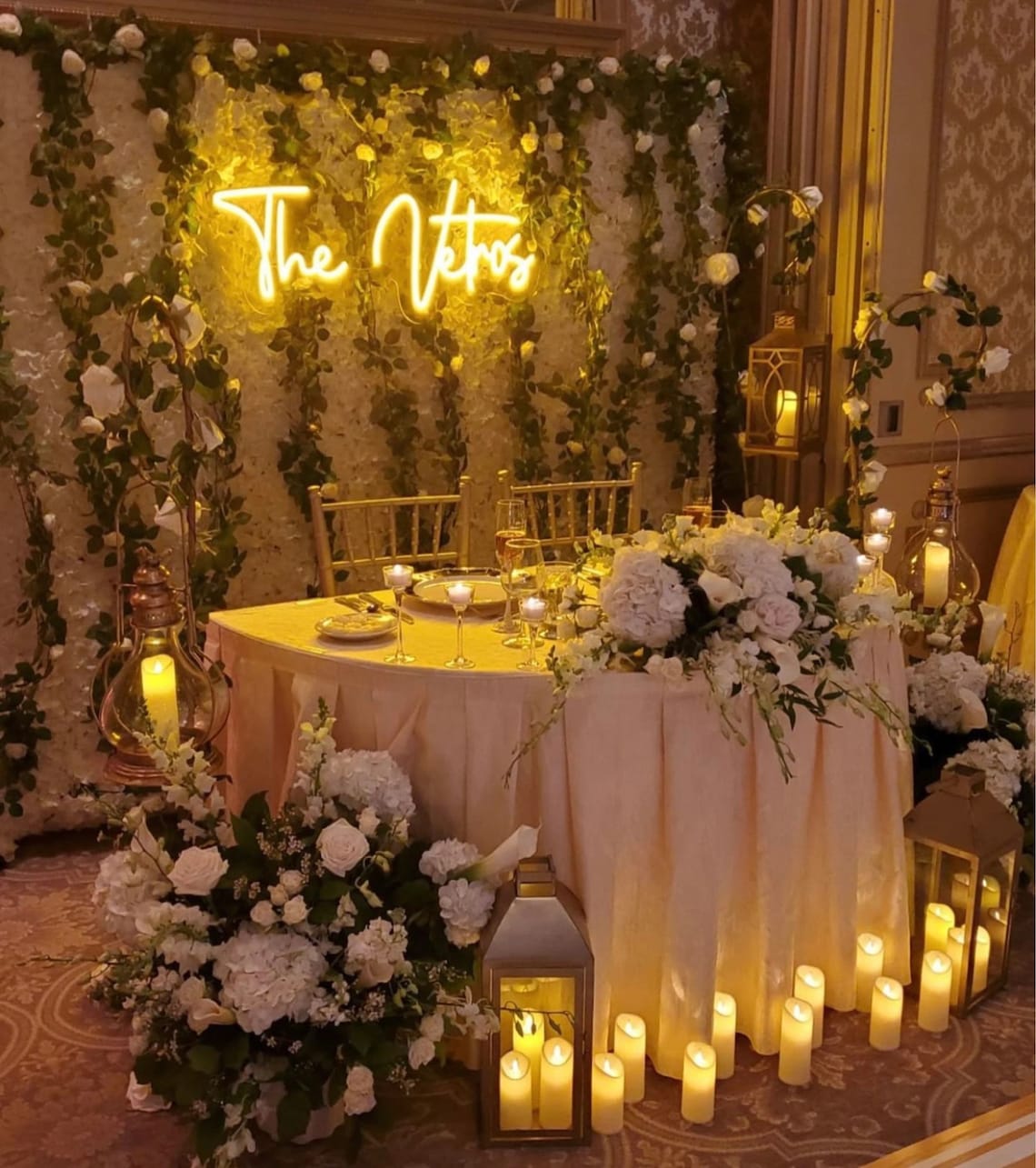 Custom Wedding Neon Sign. LED Custom Decor for Wedding Wall - Etsy