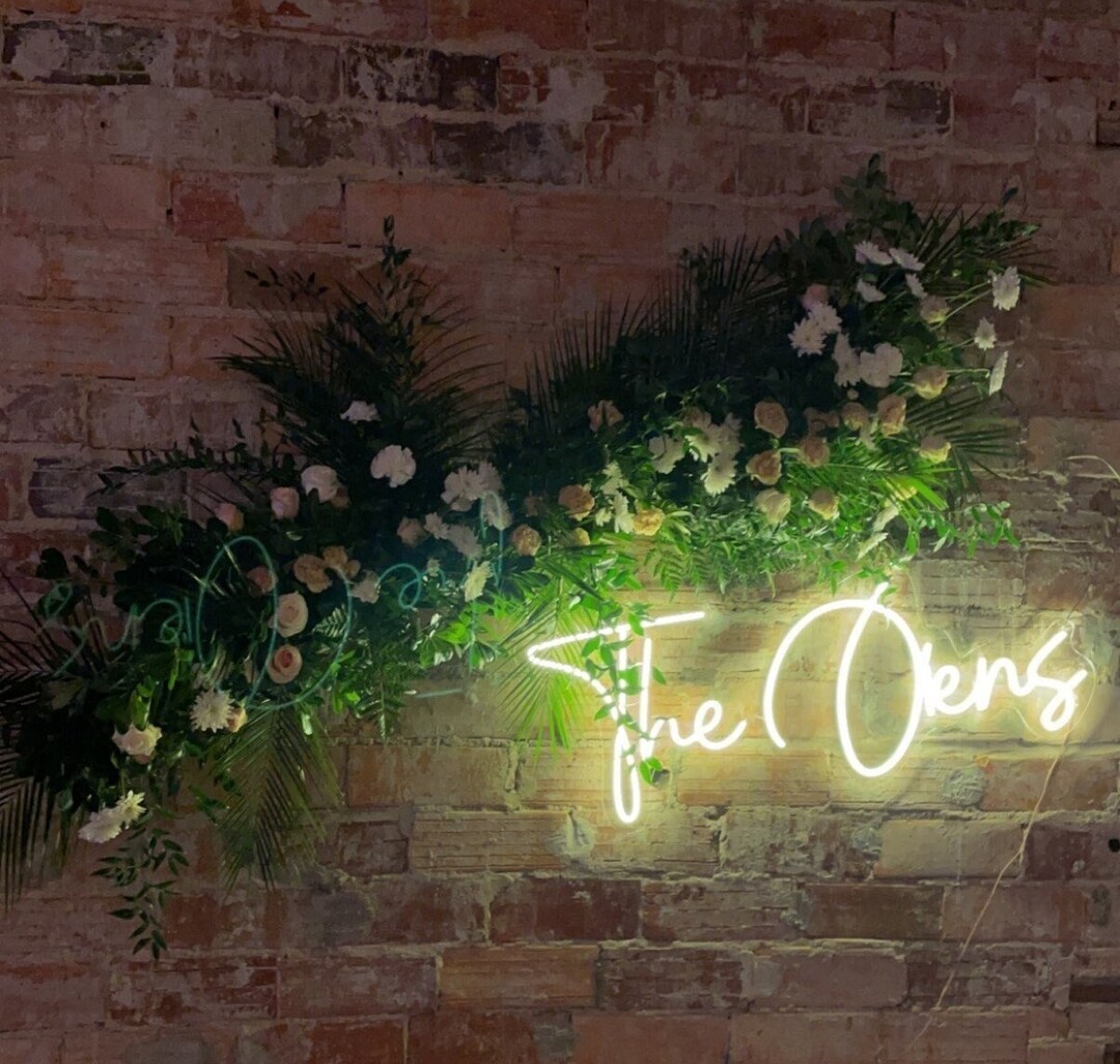 Neon Sign Wedding. Custom Neon Light Sign – Art Led Sign, Wedding Gift ...