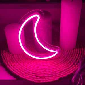 Neon Led Moon Light - Neon Sign, Decor for Room, Flex Led Neon - Etsy