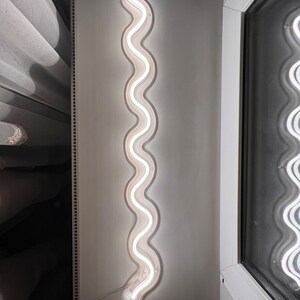 Neon Squiggle Light-wave Led Neon Sign, Neon Sign Bedroom,wall ...