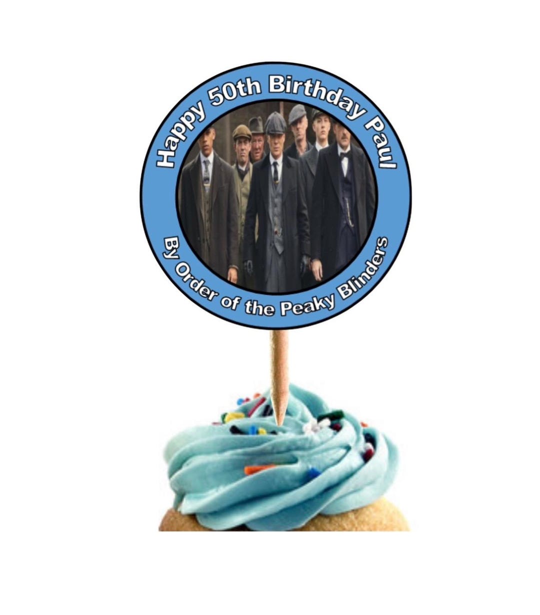 Personalised Party X12 Cupcake Cake Toppers Birthday Stag Do Wedding ...