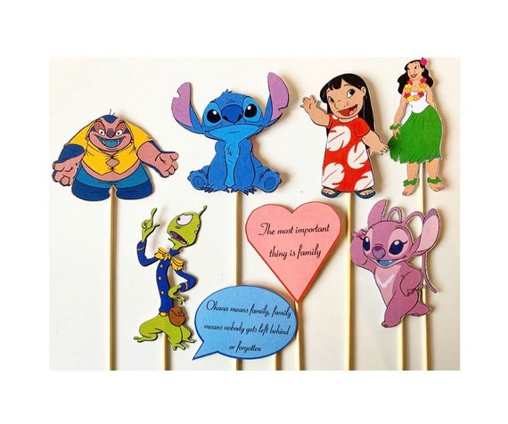 Disney Lilo & Stitch Quotes Picture Photo Booth Selfie Props | Etsy UK