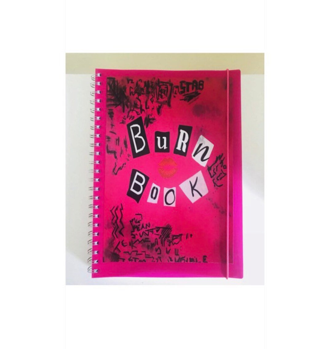 Mean Girls Movie Burn Book A4 Pink Notebook Diary Organiser - Etsy UK