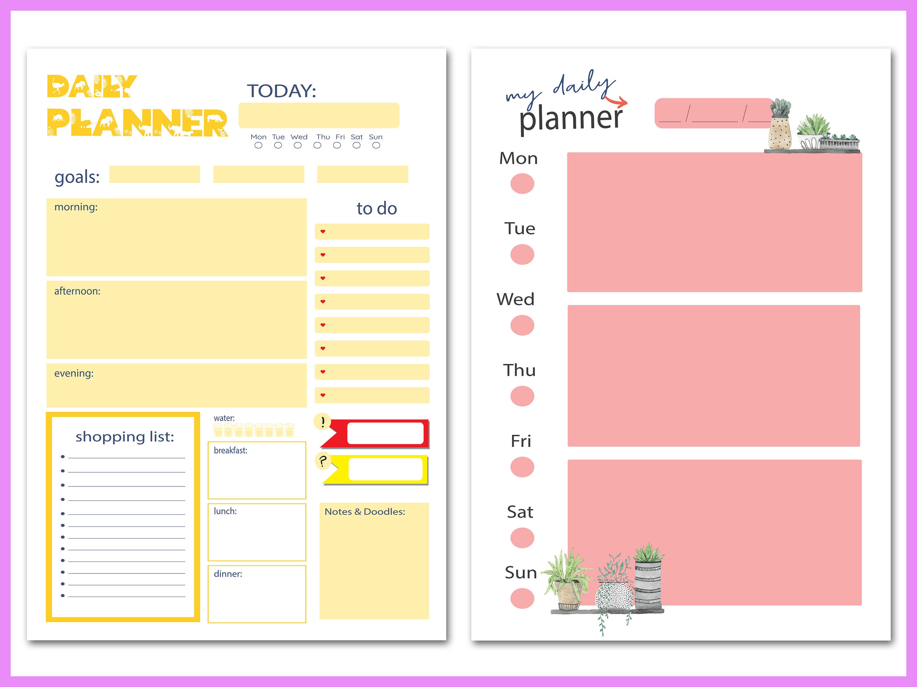 Editable Planner Templates at Evan North blog Editable Planner Templates at Evan North blog