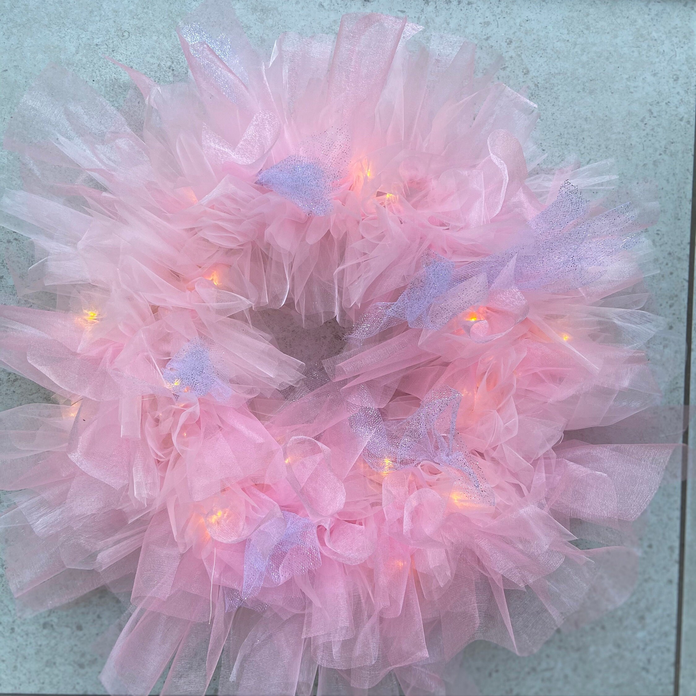 Wreath, wall art, tulle wreath, tulle wall plaque, decoration, home ...
