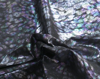 Silver Sparkle Printed Pig Skin - Etsy