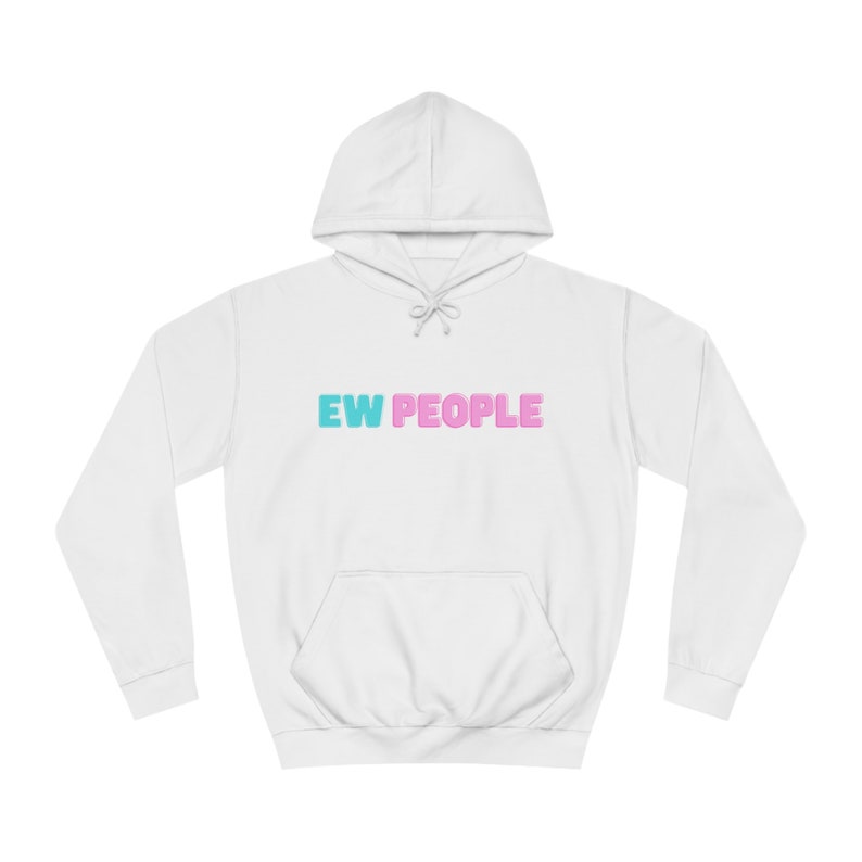 Ew People Cat Hoodie Neon Colours Funny Cat Lover - Etsy