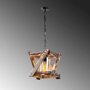 Wood Light Wood Chandelier Pendant Light Fixture Ceiling - Etsy