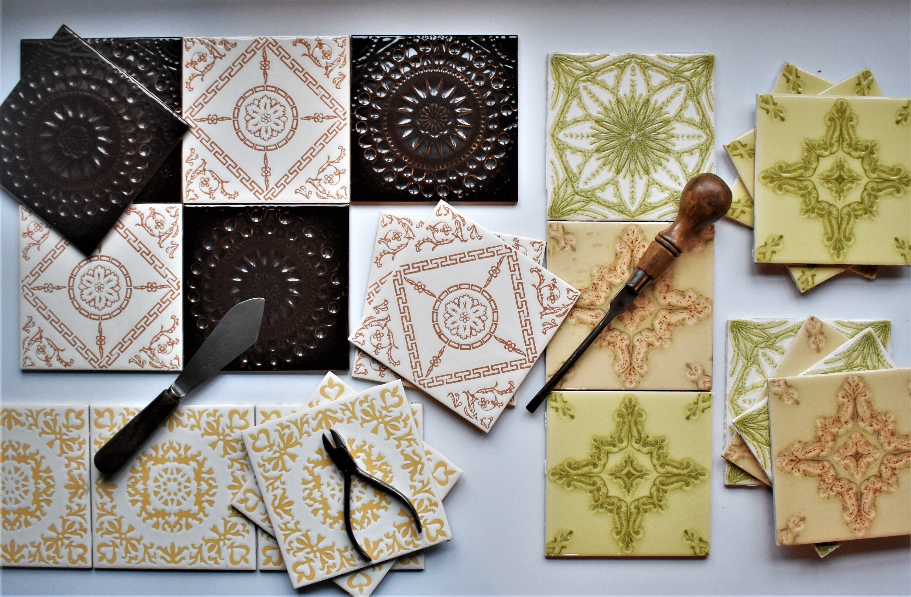 Vintage 6x6 Tiles. Retro 1970s Ceramic Wall Tiles in - Etsy Australia