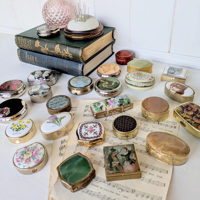 Antique Needle Box - Etsy