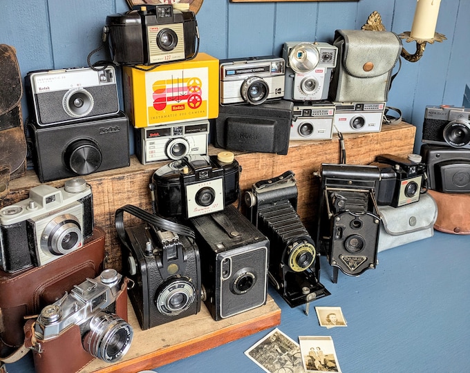 Retro Camera Collection. 1920s-1980s Kodak, Agfa, Halina, Rajar ...