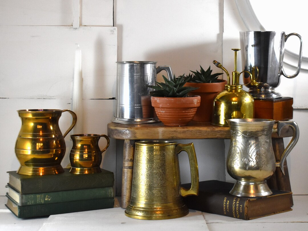 Vintage Tankard. Antique Brass, Pewter & Silver Plate Tankards ...