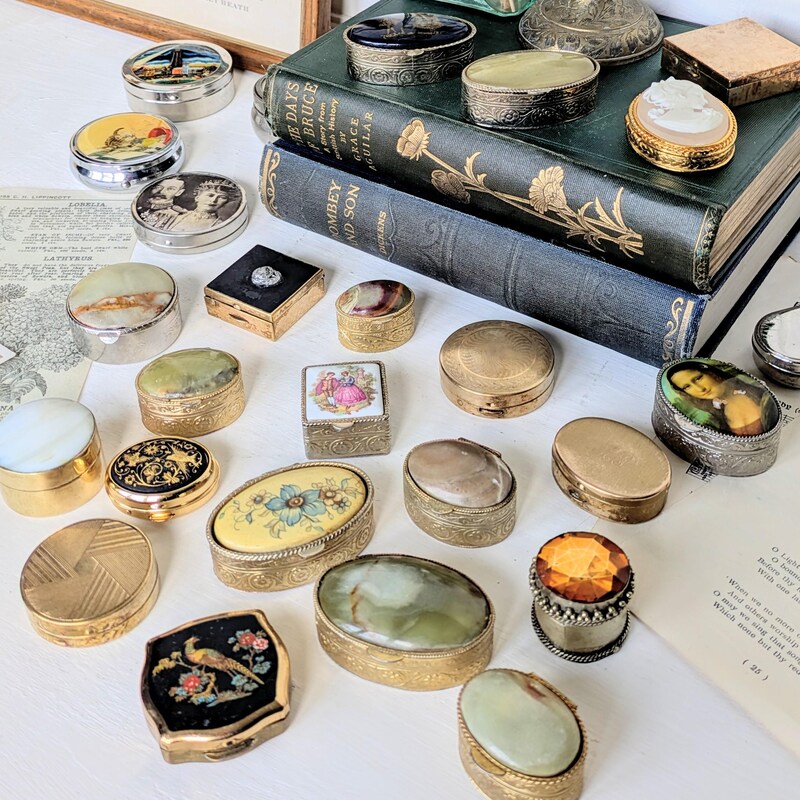 Decorative Pill Box - Etsy
