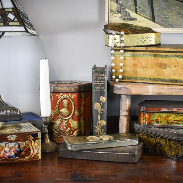 Vintage Tea Tins - Etsy