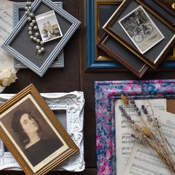 4x6 Blue Metal Picture Frame - Etsy