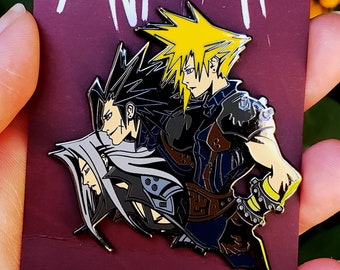 Final Fantasy VII Enamel Pin : FFVII Buster Sword Cloud Aerith Tifa FF7 ...