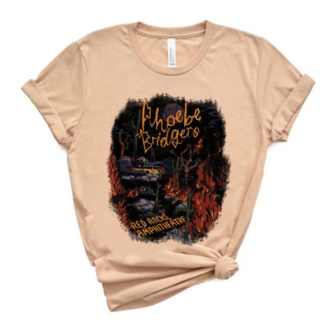 Phoebe Bridgers Red Rocks Amphitheatre Tshirt Phoebe Bridgers - Etsy