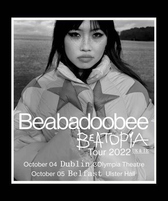 BW Beabadoobee Belfast Show Poster Beabadoobee Beatopia Tour - Etsy