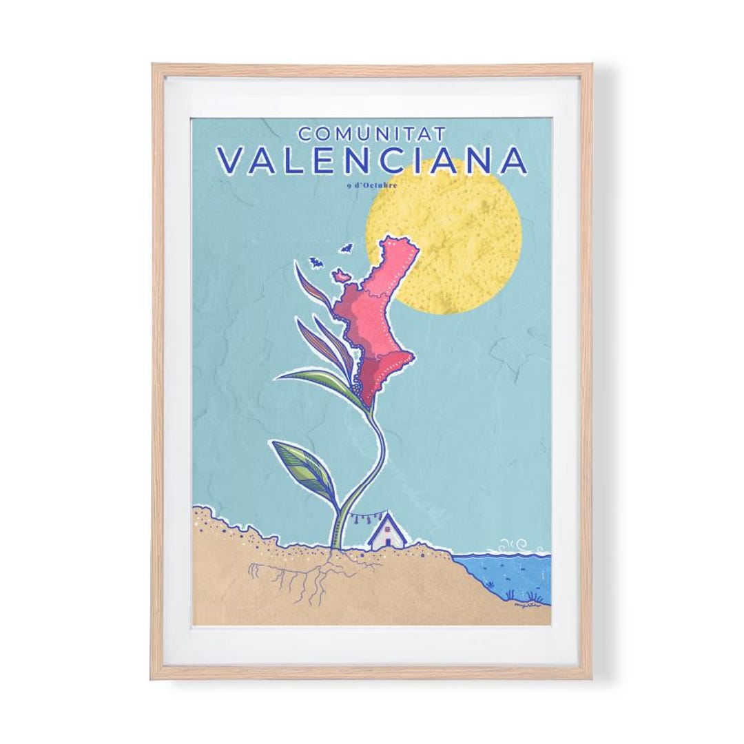 VALENCIAN COMMUNITY Poster / Illustration / Valencia / Alicante ...