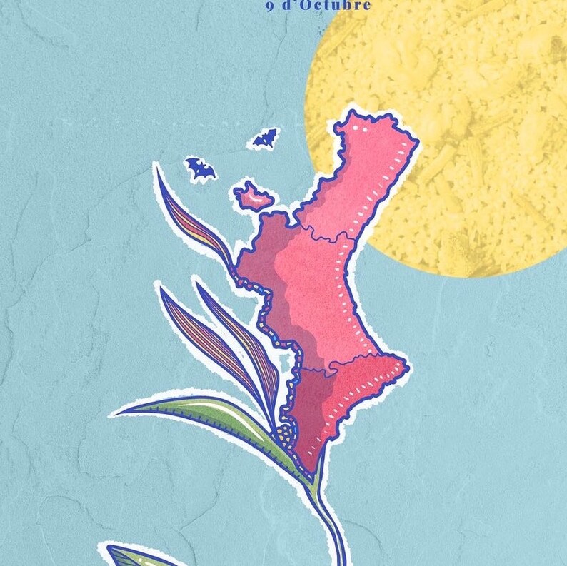 VALENCIAN COMMUNITY Poster / Illustration / Valencia / Alicante ...