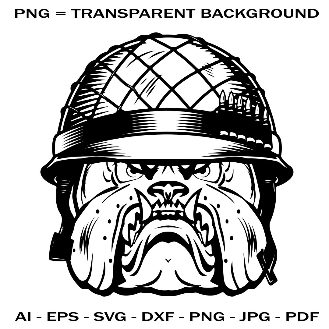 The Veteran Dog SVG CDR AI Eps Png Clipart Vector Files, Instant ...