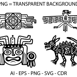 Aztec Art Svg, Eps, Ai, Png, Cdr - Etsy