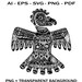 Aztec Eagle SVG, EPS, AI, Pdf, Png - Etsy