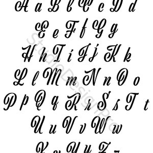 SVG Monograms, PNG Alphabet, Fancy Monogram, Digital Download for ...