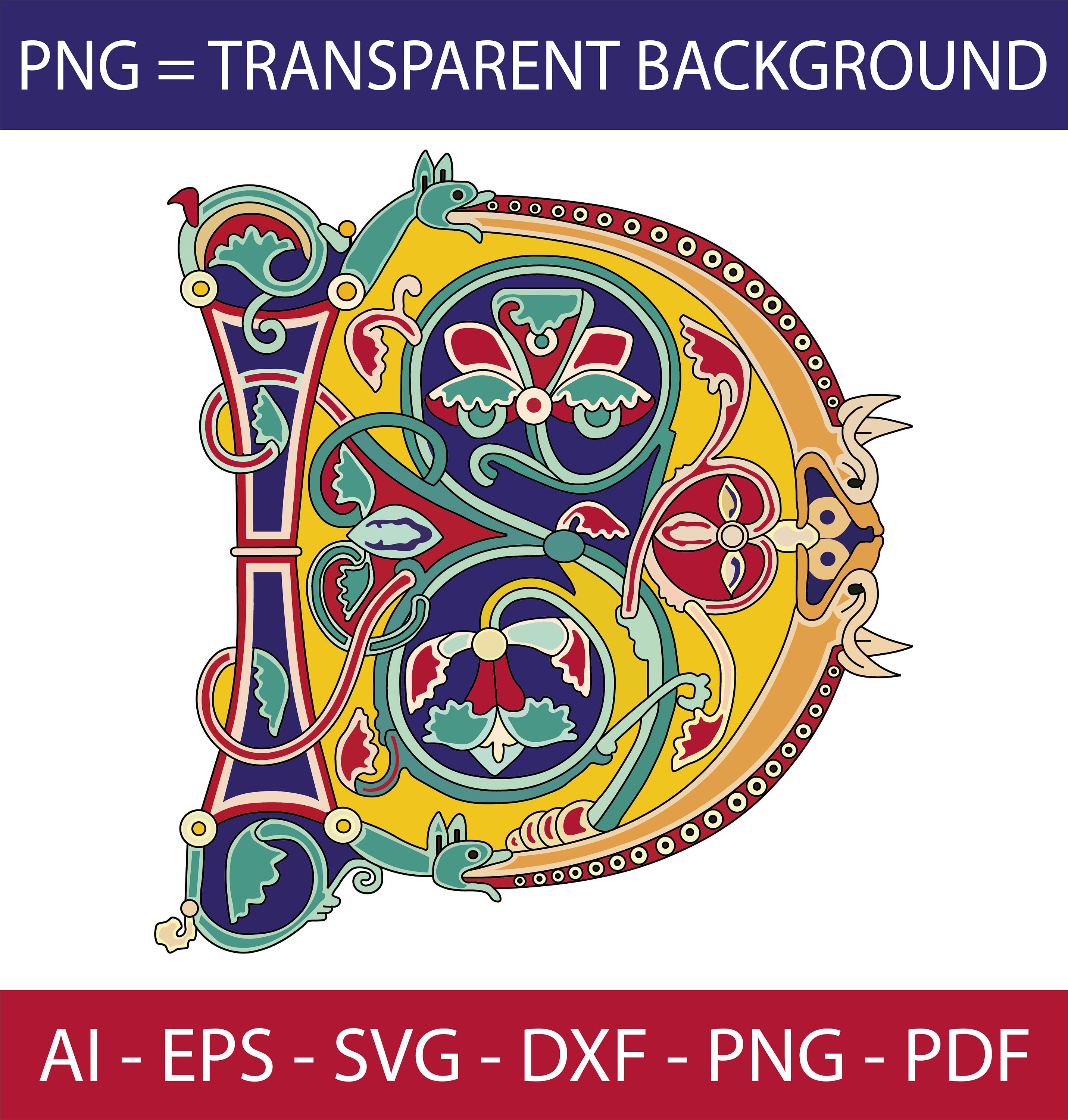 Illuminated Letters D
