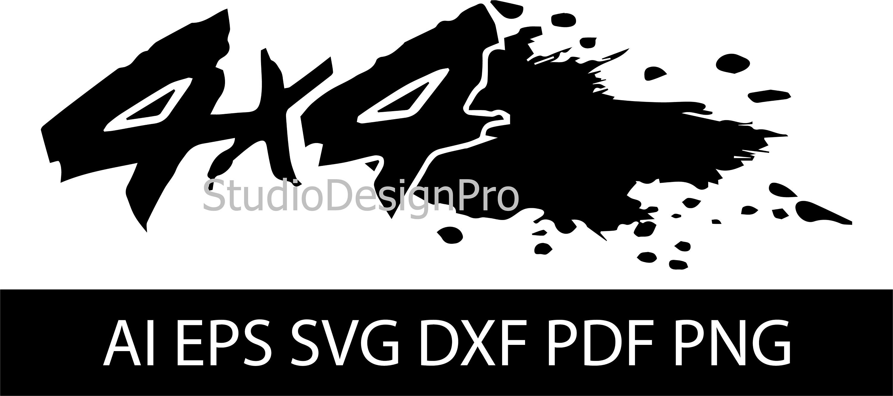 4x4 Four Wheel Drive Svg Eps Png Dxf Vector Cutting - Etsy UK
