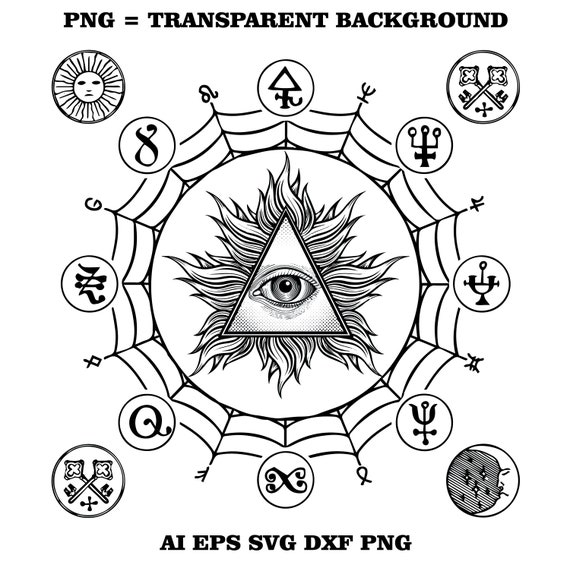 Alchemical Symbols Svg Eps Ai Dxf Png SVG Vector Image | Etsy